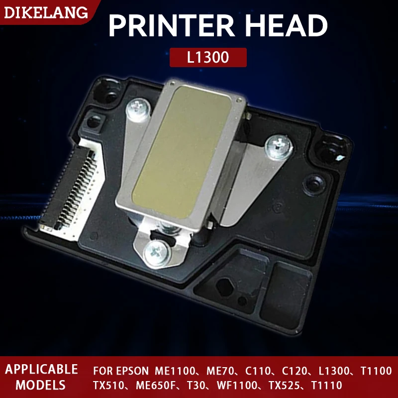 F185000 Printer Head Original L1300 Printhead For Epson T1100 T1110 ...