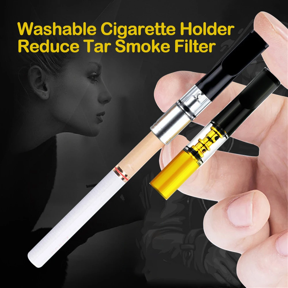 Cigarette-Filter-Holder-Handheld-Washable-Cigarette-Holder-Reduce-Tar-Smoke-Filter-Metal-Pipe ...
