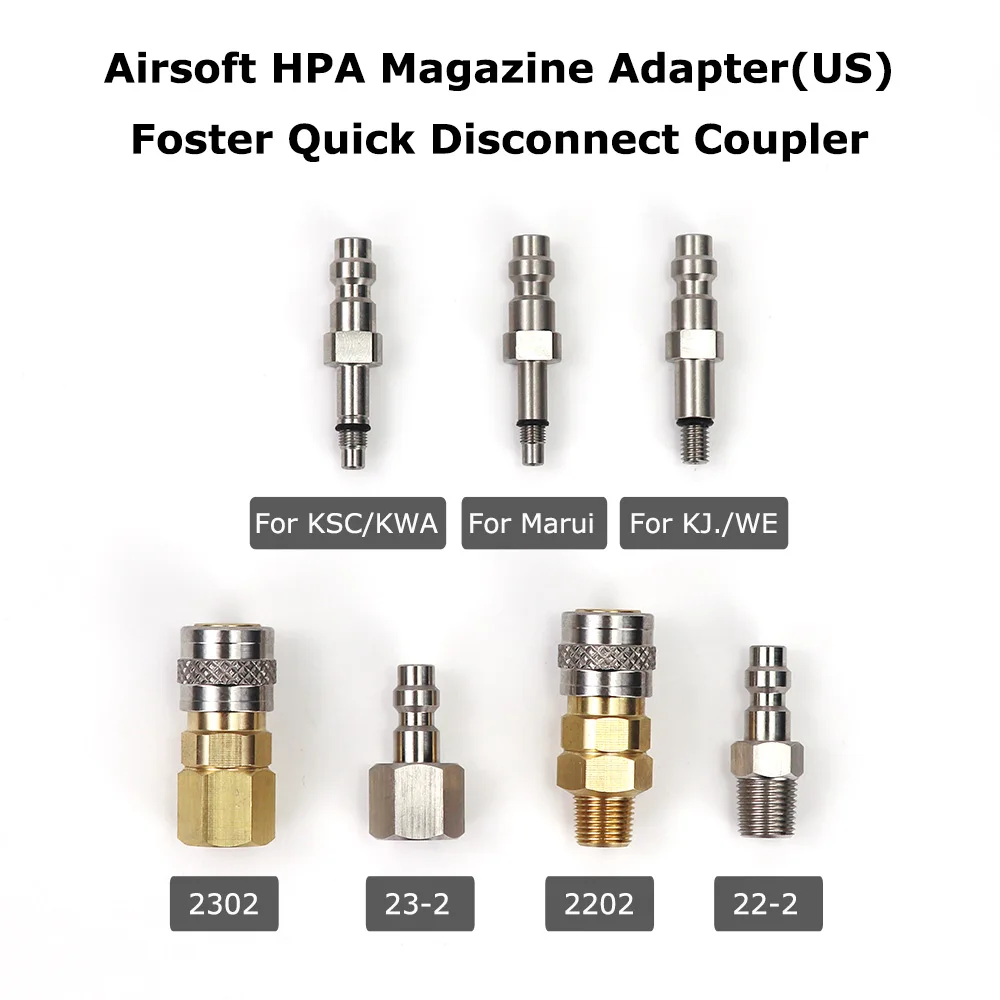 US HPA Valve Adapter Foster Quick Disconnect Coupler (US-version) For ...