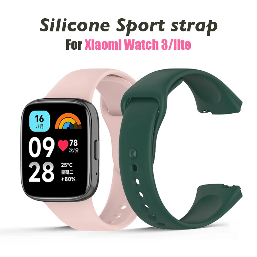 Silicone-Loop-For-Xiaomi-Redmi-Watch-3-SmartWatch-Wrist-bands-Bracelet-for-Xiaomi-Redmi-Watch3 ...