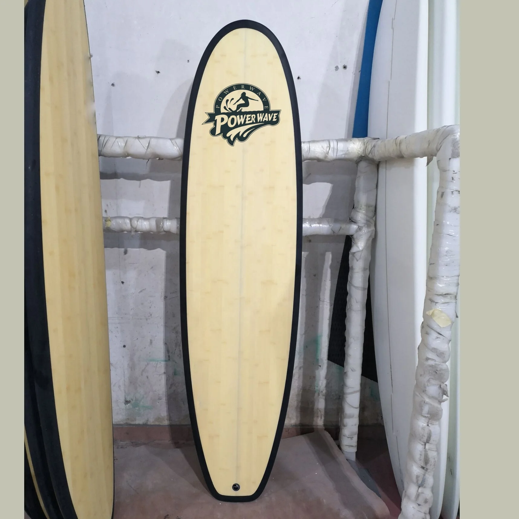 2024-High-Quality-Bamboo-veneer-Surfboards-Fiberglass-Cloth-Surfboards ...