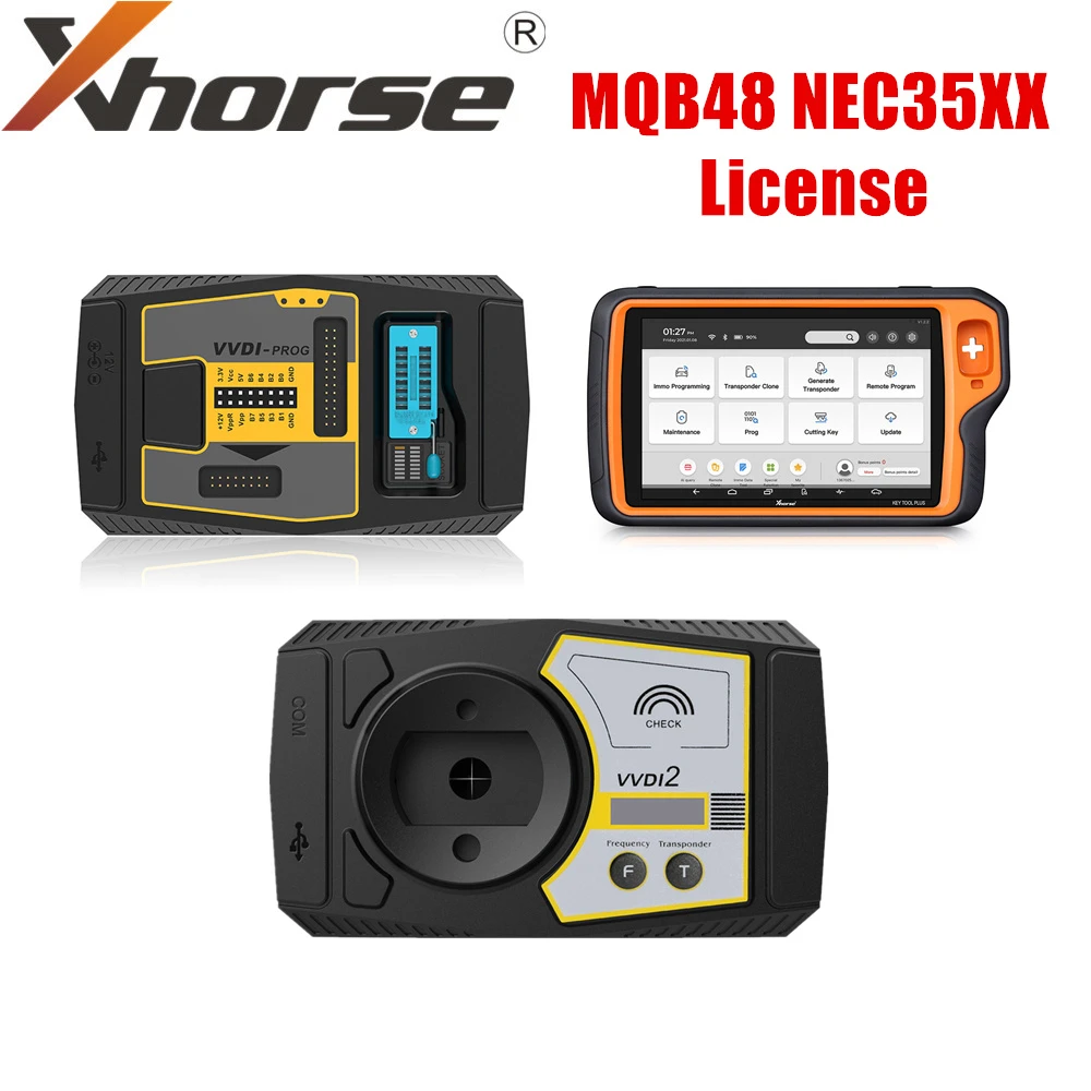 Xhorse For VW MQB MQB48 NEC35XX License Support Add Key & All Key Lost License Suitable for Key ...