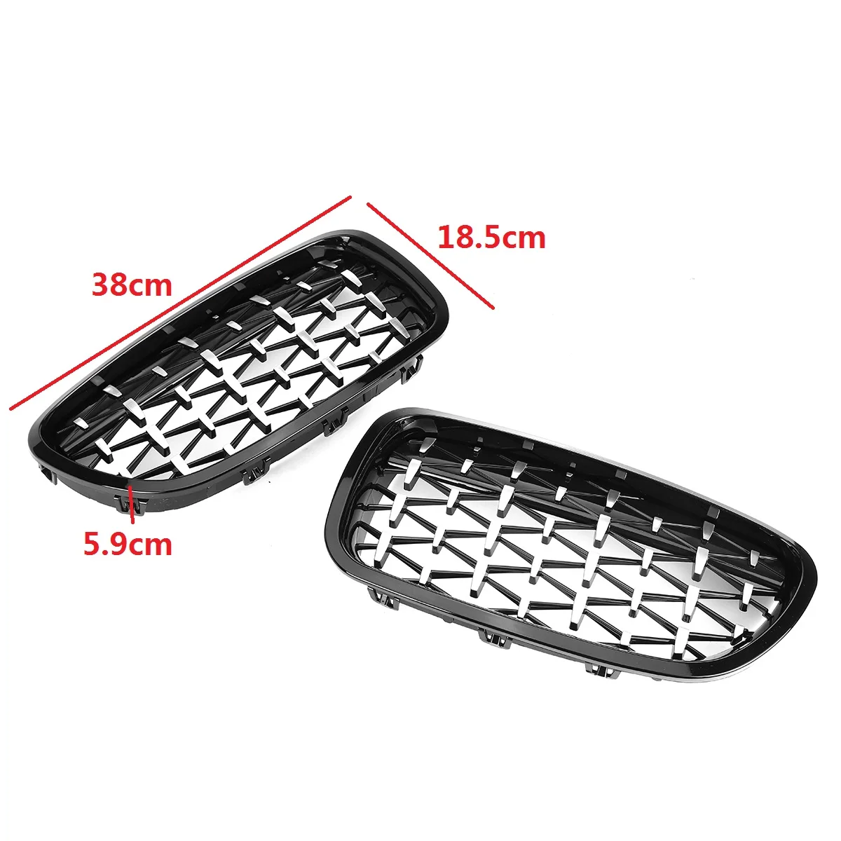 Алмазная Передняя решетка для радиатора в стиле метеорита, широкая ...