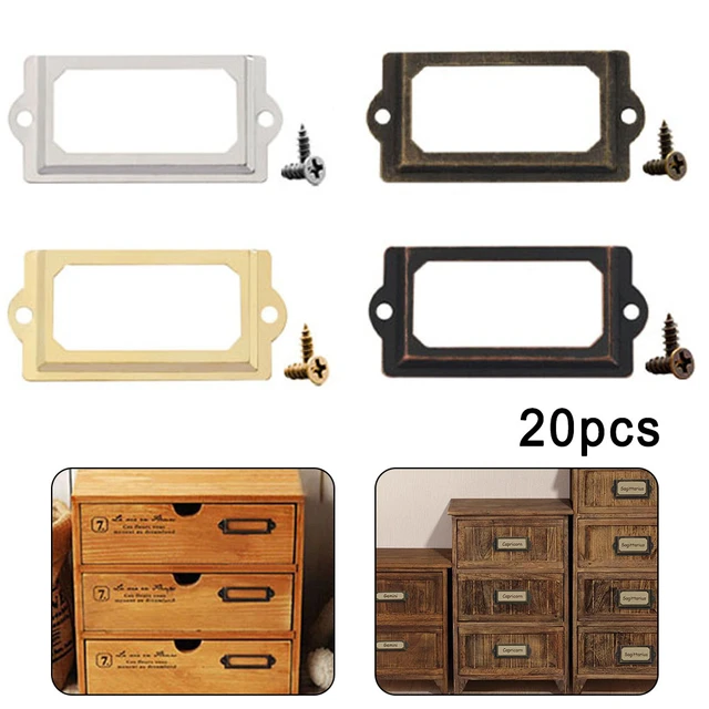 Vintage Bracket Label Template