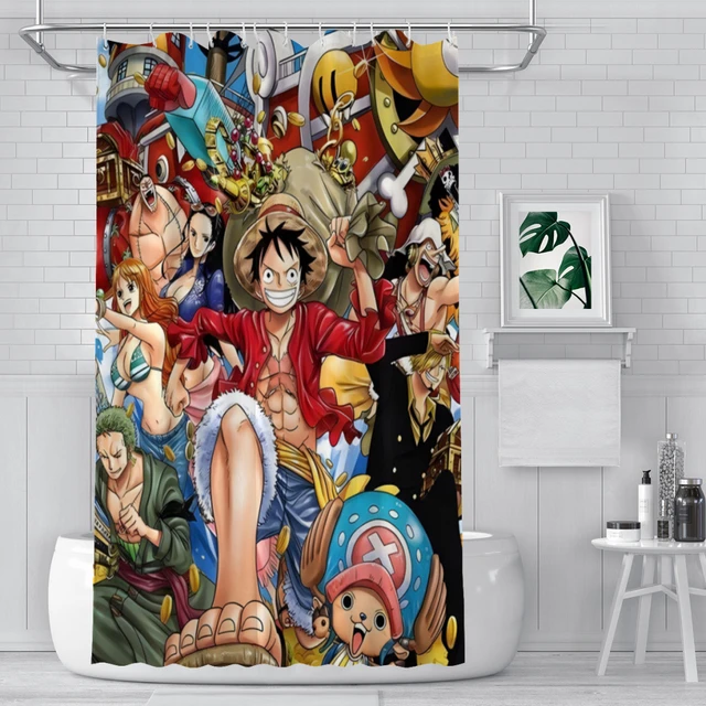One Piece Anime Shoower Curtain