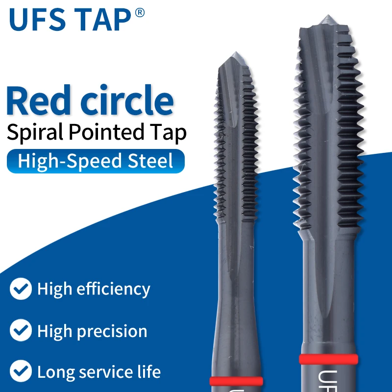 UFS TAP HSS-CO Red Ring JIS Standard With OX Spiral Pointed Tap UNC UNF ...