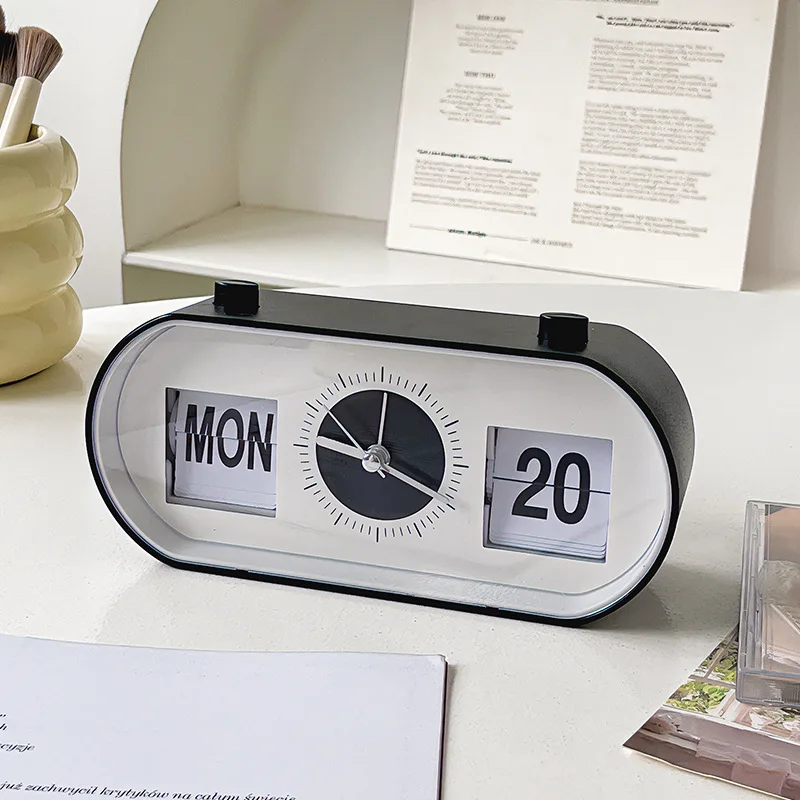 New-Creative-Bedrooms-Alarm-Clock-Fun-Flip-Mechanical-Alarm-Clock ...