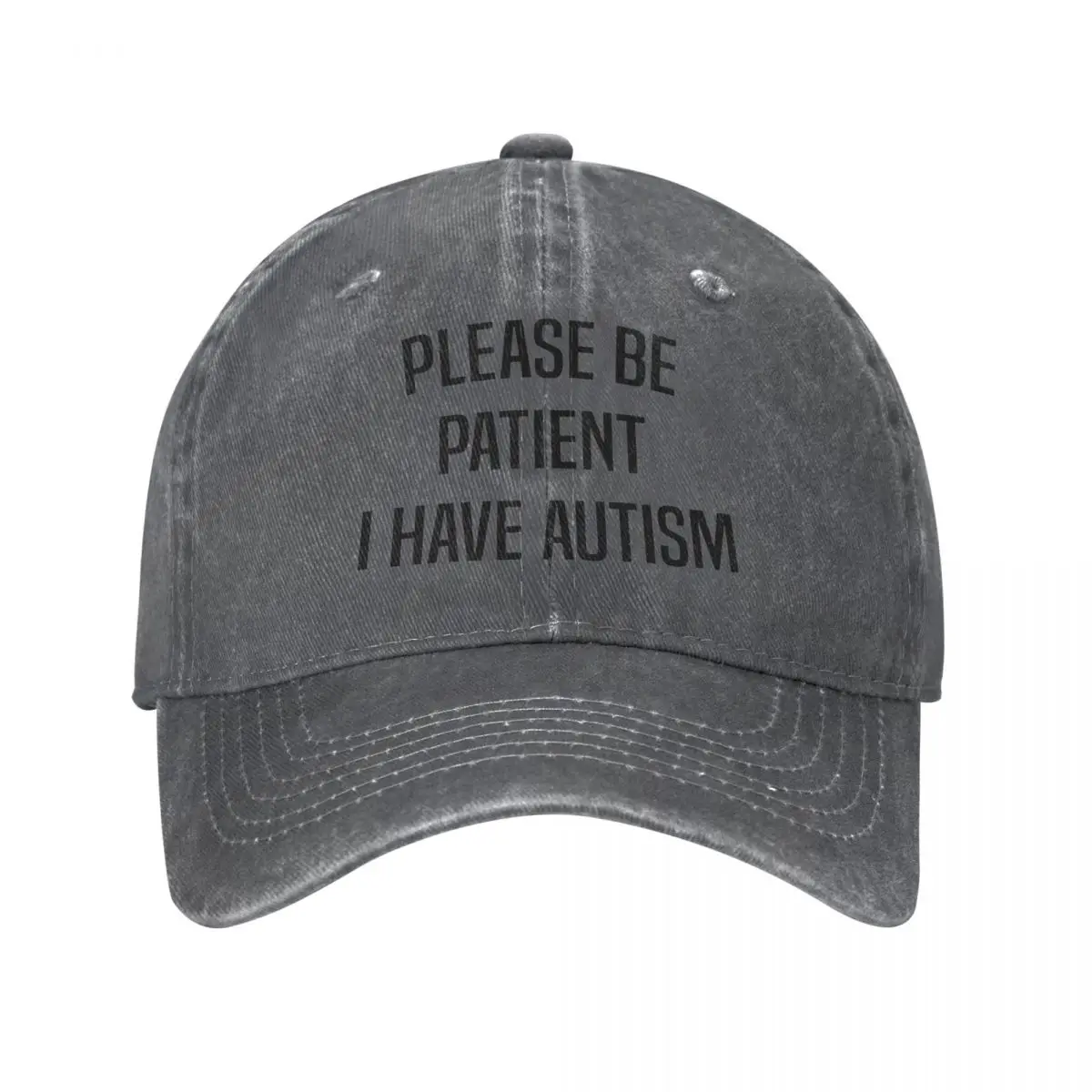 Please-Be-Patient-I-Have-Autism-Autistic-Men-Women-Baseball-Cap ...