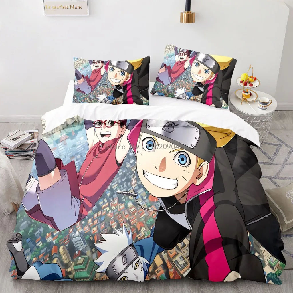 Anime-Naruto-Bedding-Set-Comforter-Cover-Set-Double-Twin-King ...