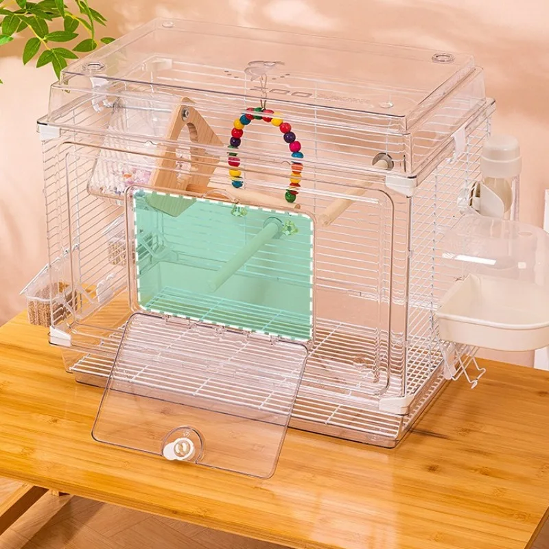 Budgie Parrot Canary Park Breeding Supplies Transparent Acrylic ...