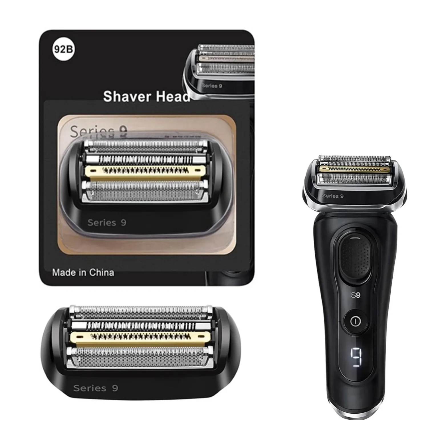 92B-Replacement-head-compatible-with-Braun-9-Series-Electric-Shavers ...