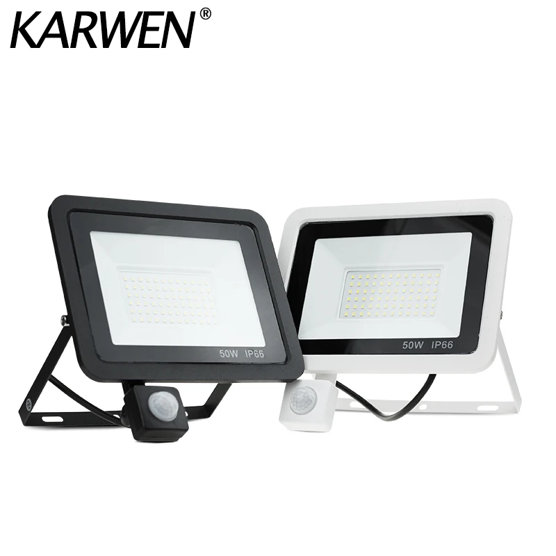 PIR-Motion-Sensor-LED-Floodlight-220V-Reflector-Waterproof-IP66-10w-20w-30w-50w-100w-Spotlight ...