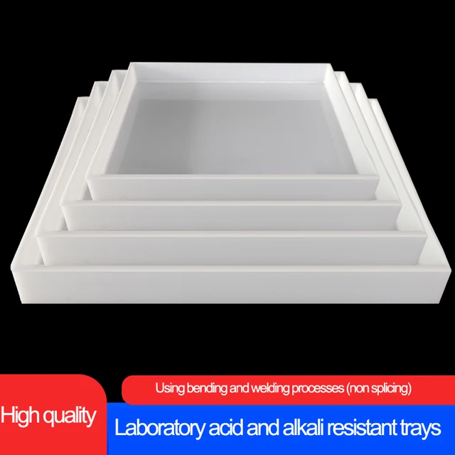 MLINS 4Pcs Laboratory Trays Containment Tray Acid Alkali Resistance ...
