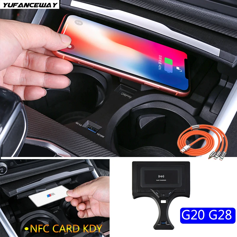 Car-Wireless-Charger-For-BMW-G20-G28-G22-G26-3-4Series-i3-Mobile-Phone ...