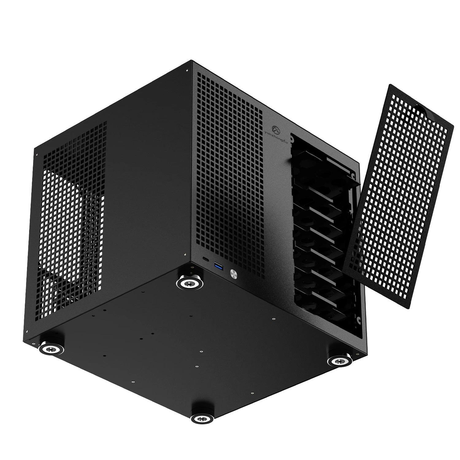 NAS Computer Case for UNRAID & Synology, 8-Bay Tower with Backplane ...