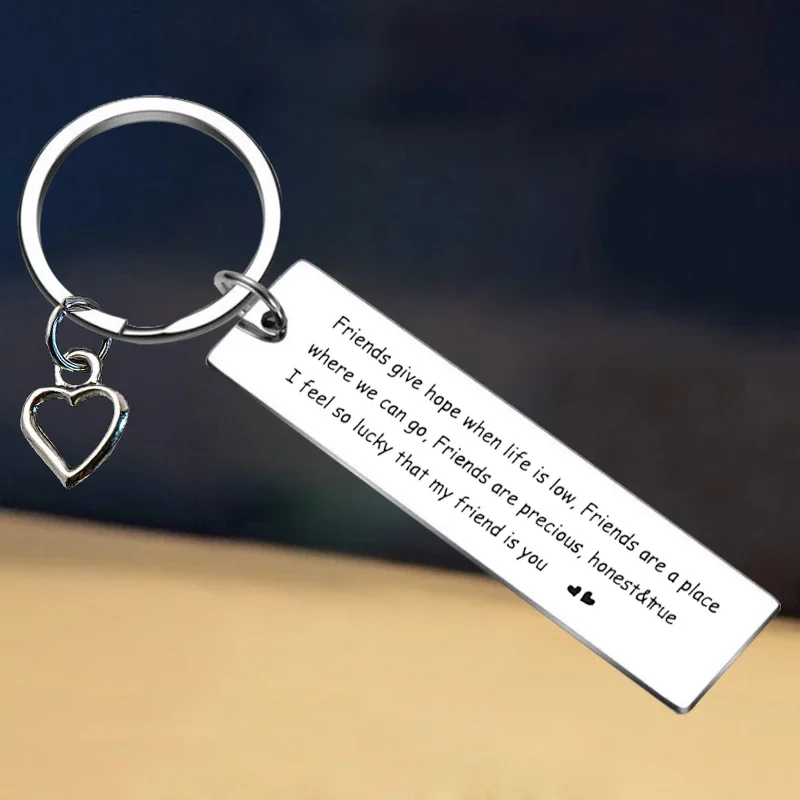 New-Girls-Friendship-Keychain-Best-Friend-Key-Rings-Friend-soul-Sister ...