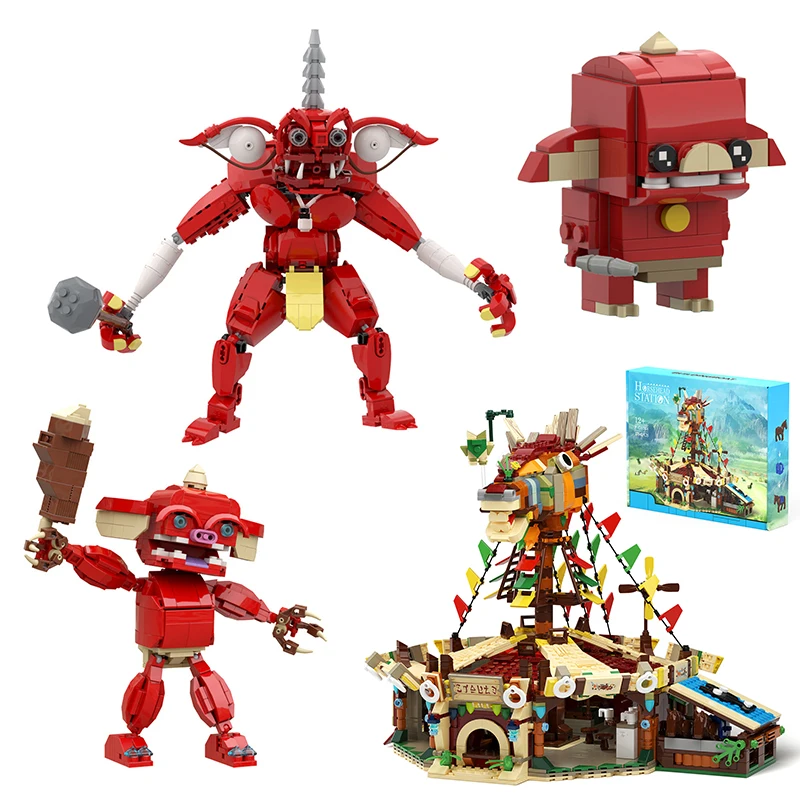 MOC-Red-Monster-Bokoblins-Building-Blocks-Set-for-Zeldaed-Stables-Kit ...