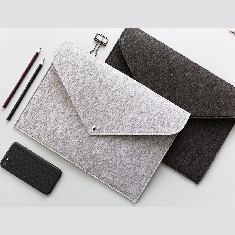 A4-Felt-File-Bag-Minimalist-Business-Office-Supplies-A4-Data-Buckle ...