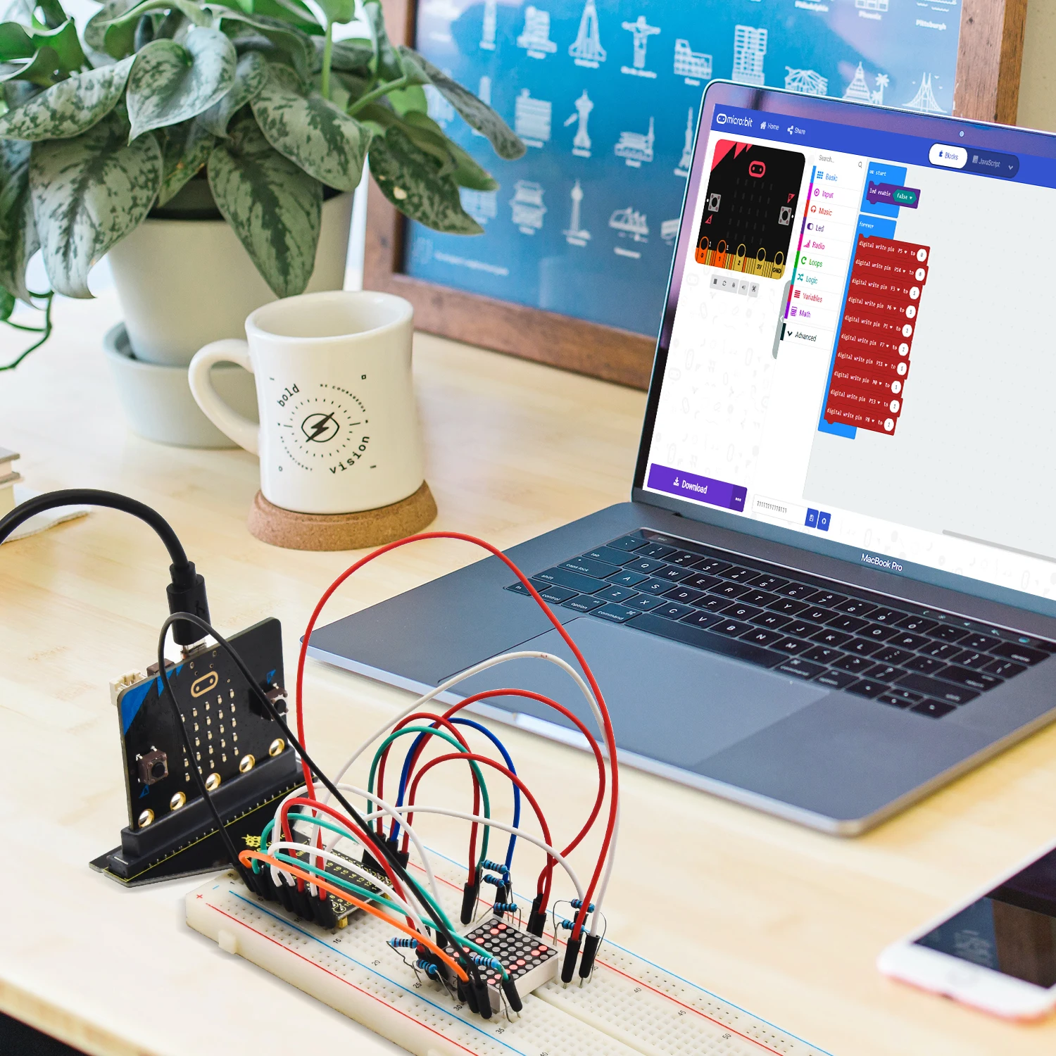 Keyestudio-kit Básico De Iniciação Para Bbc Micro:bit Programação Stem ...