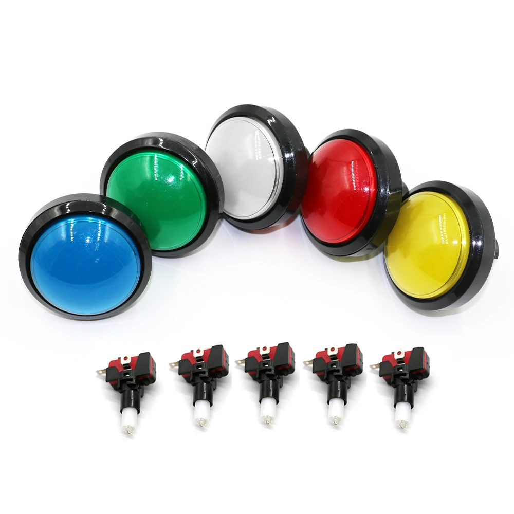 100mm-Push-Button-5V-12V-Illuminated-10CM-Led-Light-Switch-For-Video ...
