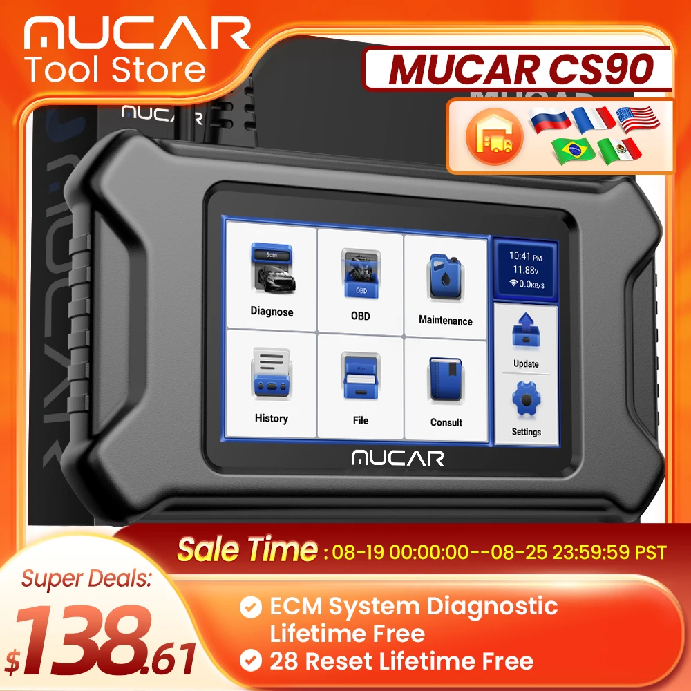 MUCAR-CS90-Diagnostic-Tools-With-28-Reset-Services-Lifetime-Free-Auto-Tools-Engine-System ...