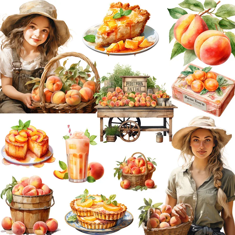 Peach-Girl-Stickers-Crafts-And-Scrapbooking-stickers-kids-toys-book ...