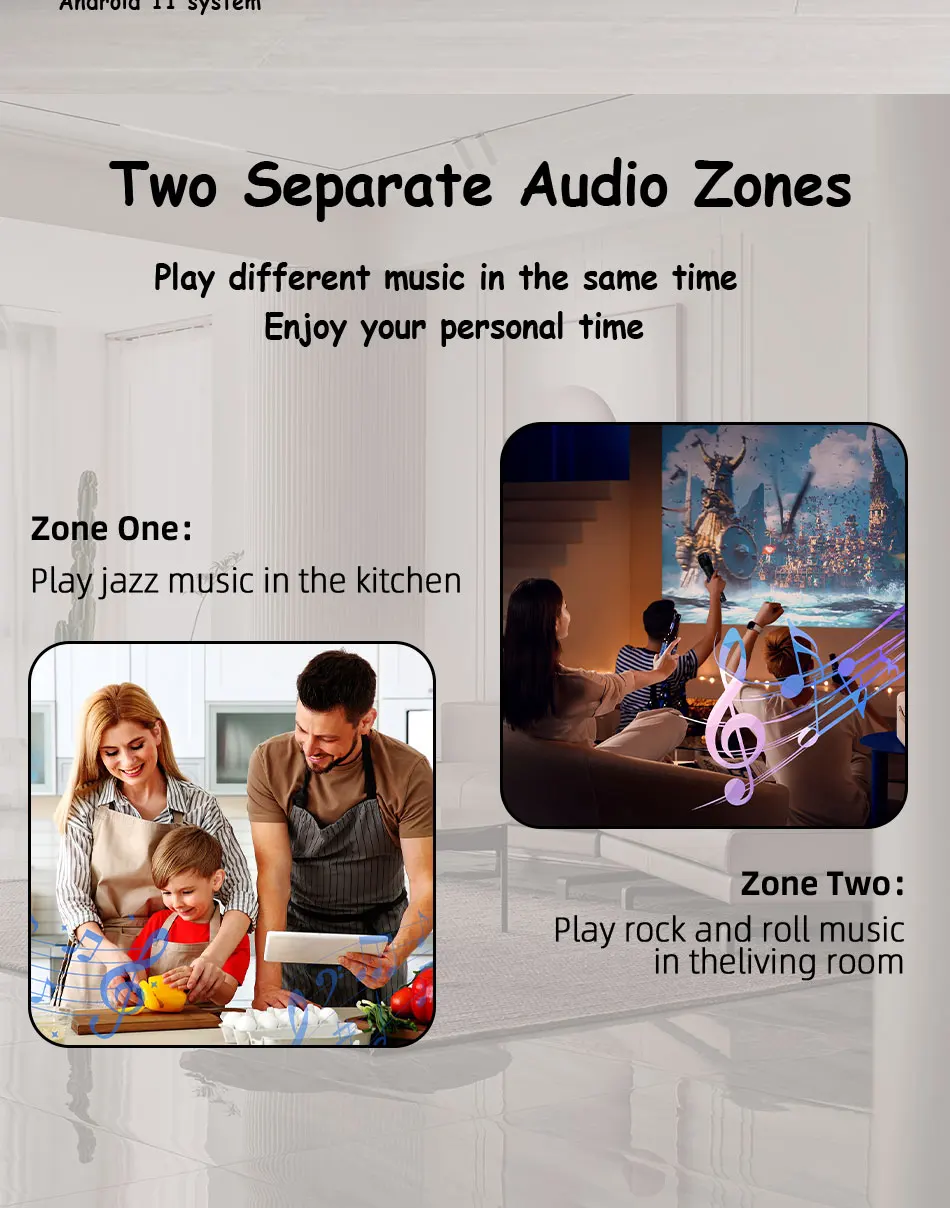 Smart Home Theater Bluetooth WIFI Wall Amplifier 7inch Touch Screen ...