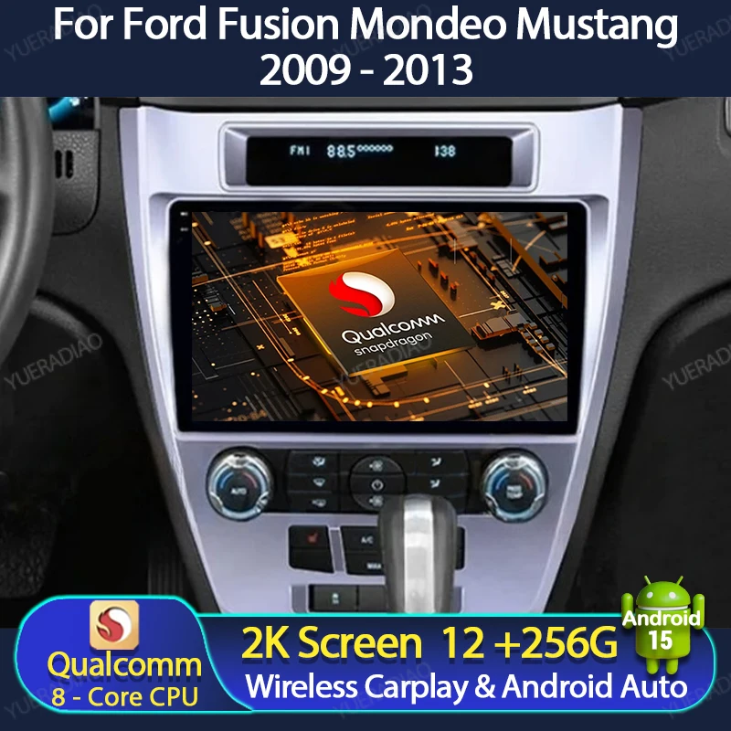 Android 15 Car Radio For Ford Fusion Mondeo Mustang 2009 - 2012 ...