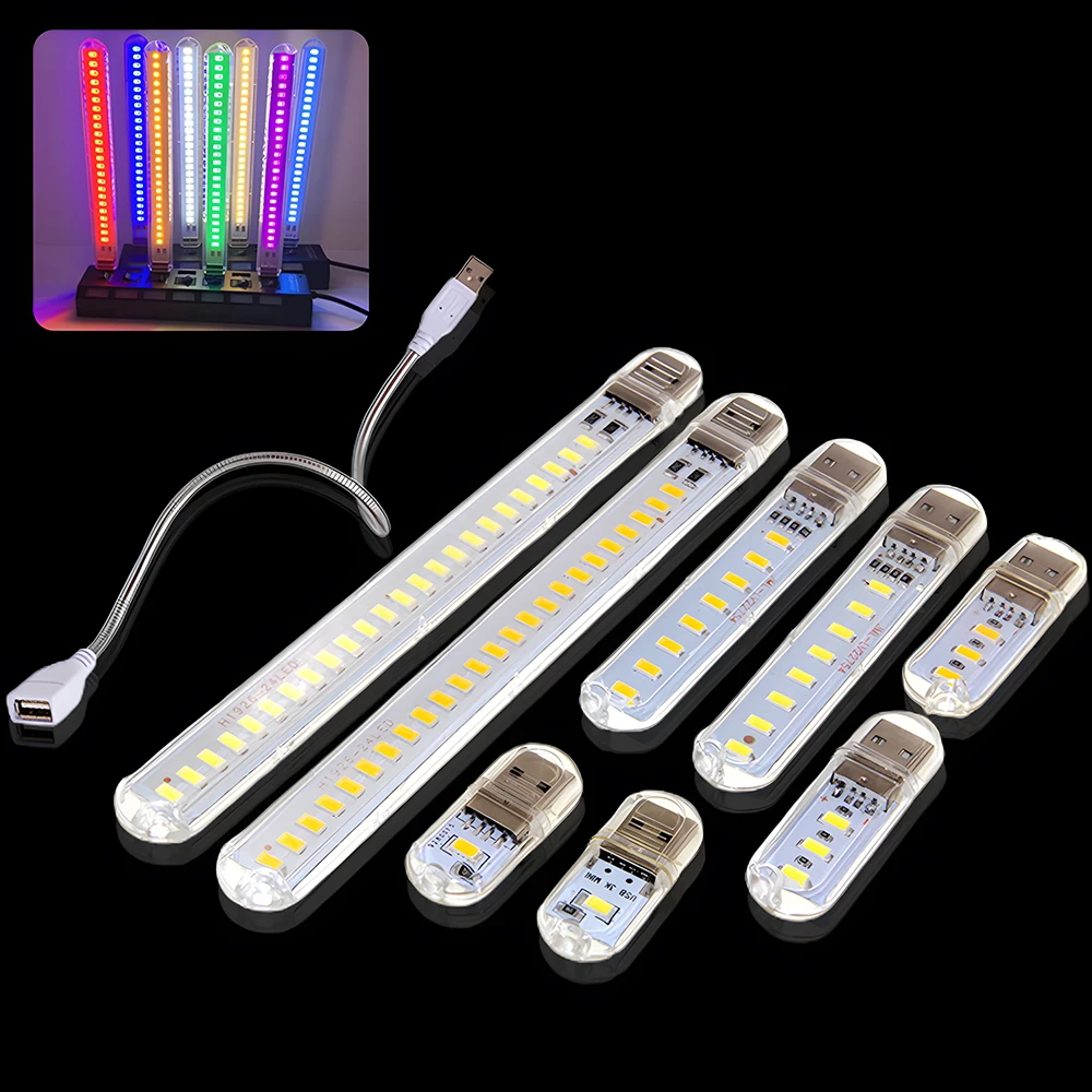 3-8-24LEDs-USB-Book-Lamp-LED-Night-Light-Portable-Mini-Bright-Reading ...