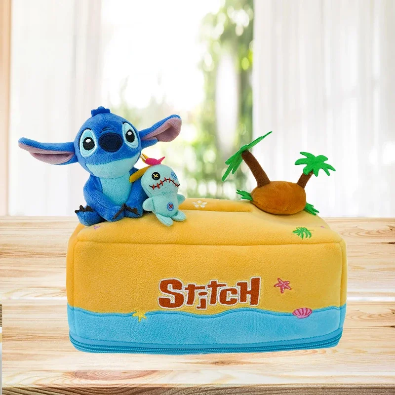 Stitch-Paper-Box-Doll-Toy-Tissue-Storage-Disney-Dustproof-Box-Cartoon ...