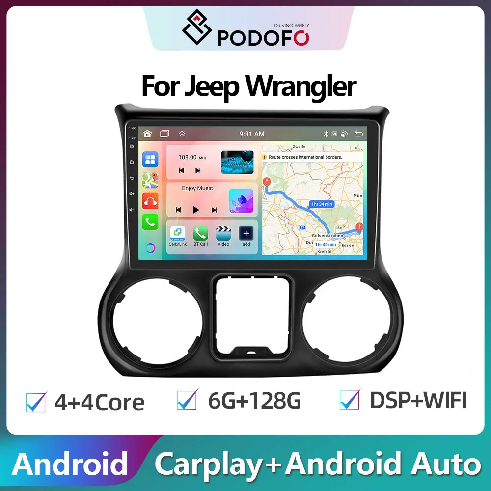 Podofo-2-Din-Android-Car-Radio-Multimidia-Video-Player-For-Jeep-Wrangler-GPS-Navigation-2din ...