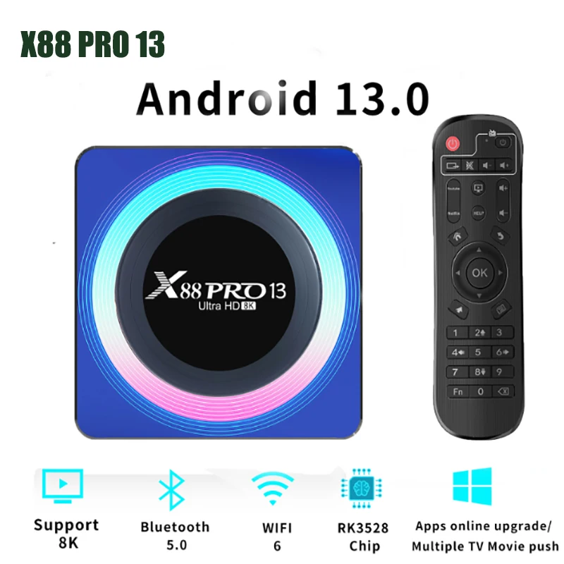 X88-Pro-13-Smart-TV-Set-Top-Box-Android13-0-RK3528-Quad-Core-64bit ...