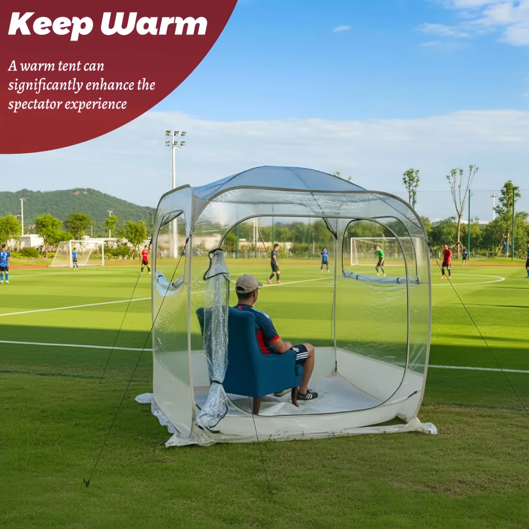 Instant Transparent Pop-Up Bubble Tent Outdoor Rain Shelter Igloo for ...