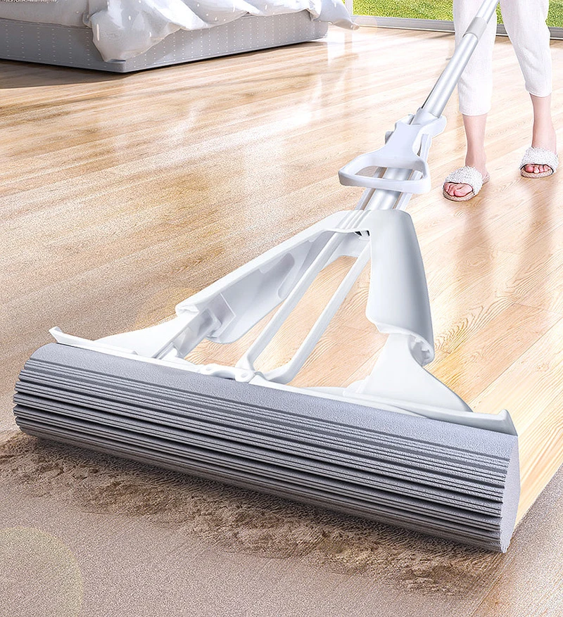 Double-Fold-Squeezing-Mop-Sponge-Head-Mop-Water-Absorbent-Household ...