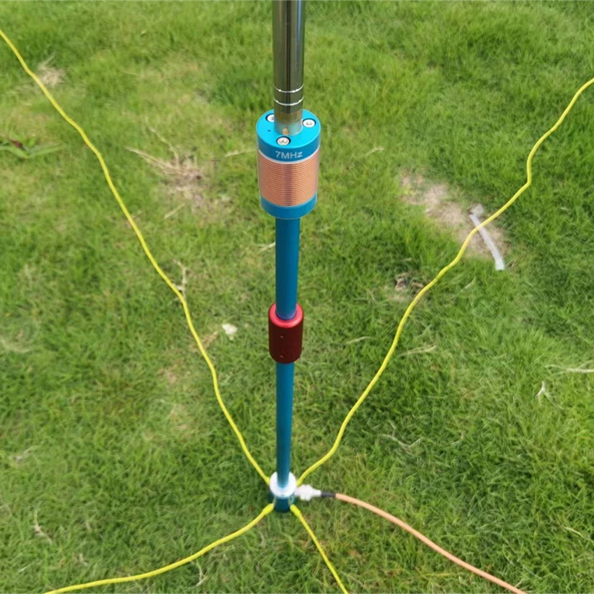 MA-12 100W 7M-50MHz Multi Band HF Shortwave GP Outdoor Portable Antenna ...
