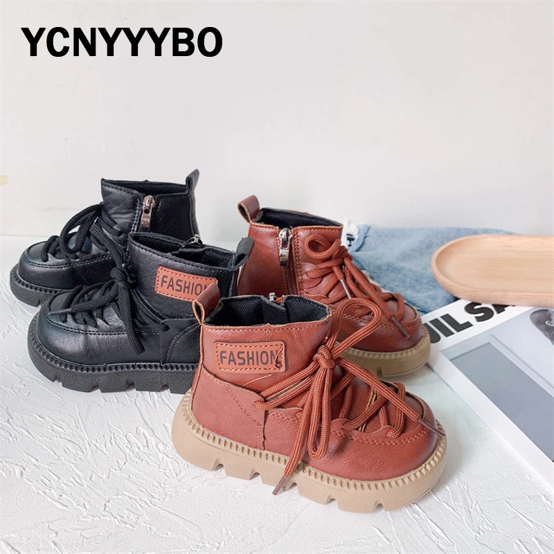 Kids-Riding-Boots-Children-Ankle-Boots-Baby-Girls-Black-Brand-Shoes ...