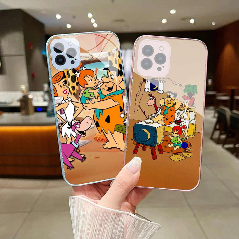 Cartoon-The-F-Flintstones-Phone-Case-For-IPhone-15-14-13-12-Mini-11-Pro ...