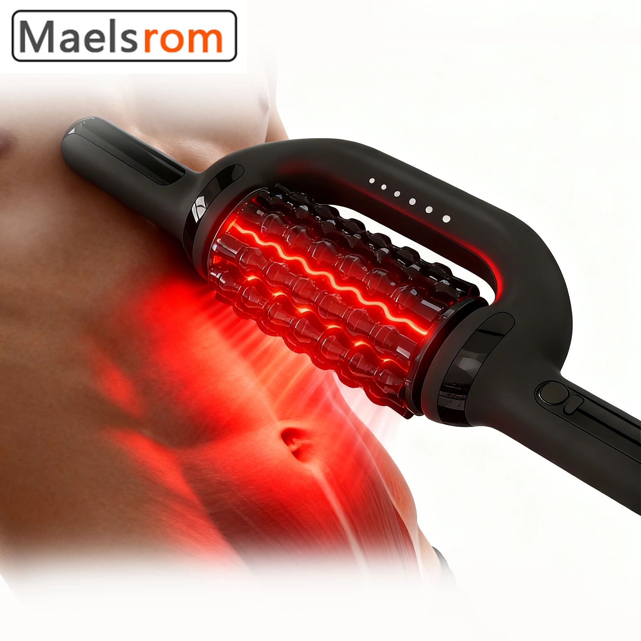 Electric Roller Massage Impactor Deep Tissue Red Light Heat ...