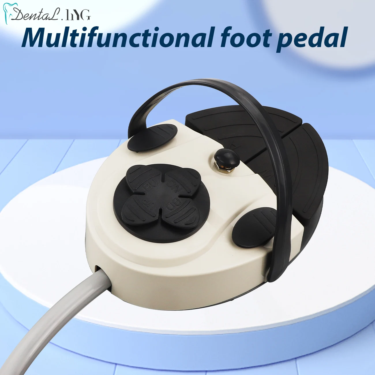 Dental Multifunctional Foot Pedal With Tube Hose Cable Dentist Chair ...