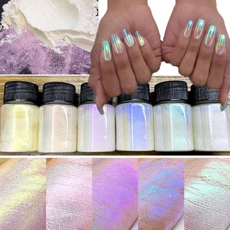 400Mesh-Nail-Pearlescent-Mica-Powder-Pigment-10g-bottle-White-Symphony ...