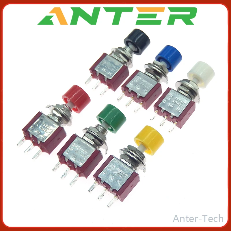 1PCS-3Pin-C-NO-NC-6MM-Mini-Momentary-Automatic-return-Push-Button ...