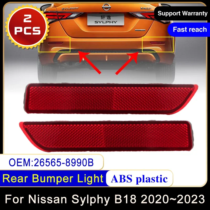 for-Nissan-Sylphy-B18-2020-2023-26565-8990B-Left-Right-Rear-Bumper ...