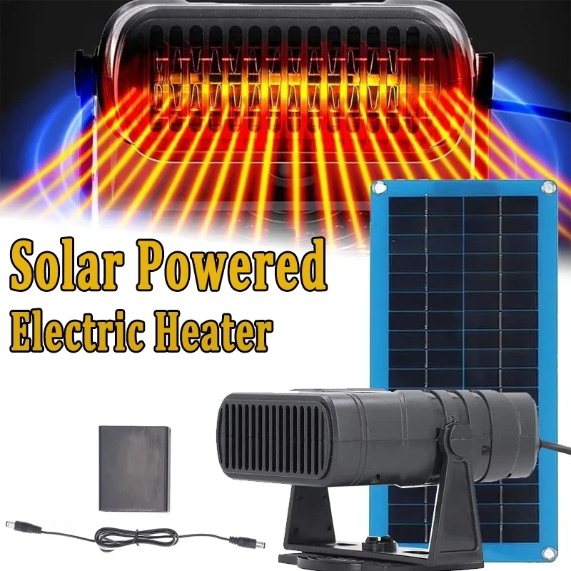 Solar Electric Heater for Winter Protable Outdoor Camping Car Pets ...