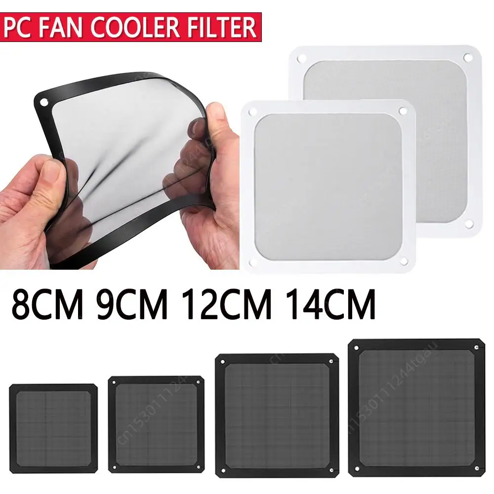 8-14cm-Chassis-Dust-Filter-Magnetic-Frame-Dustproof-Mesh-Cover-Net ...