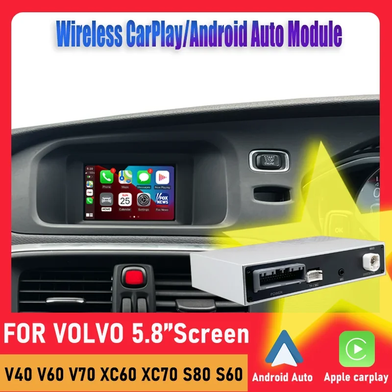 Car-Wireless-Wired-Apple-Carplay-Android-Auto-Module-BOX-For-Volvo-V40 ...