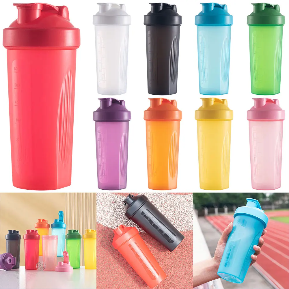 600ml-Shaker-Bottle-Portable-Protein-Powder-Shaker-Bottle-Leak-Proof ...