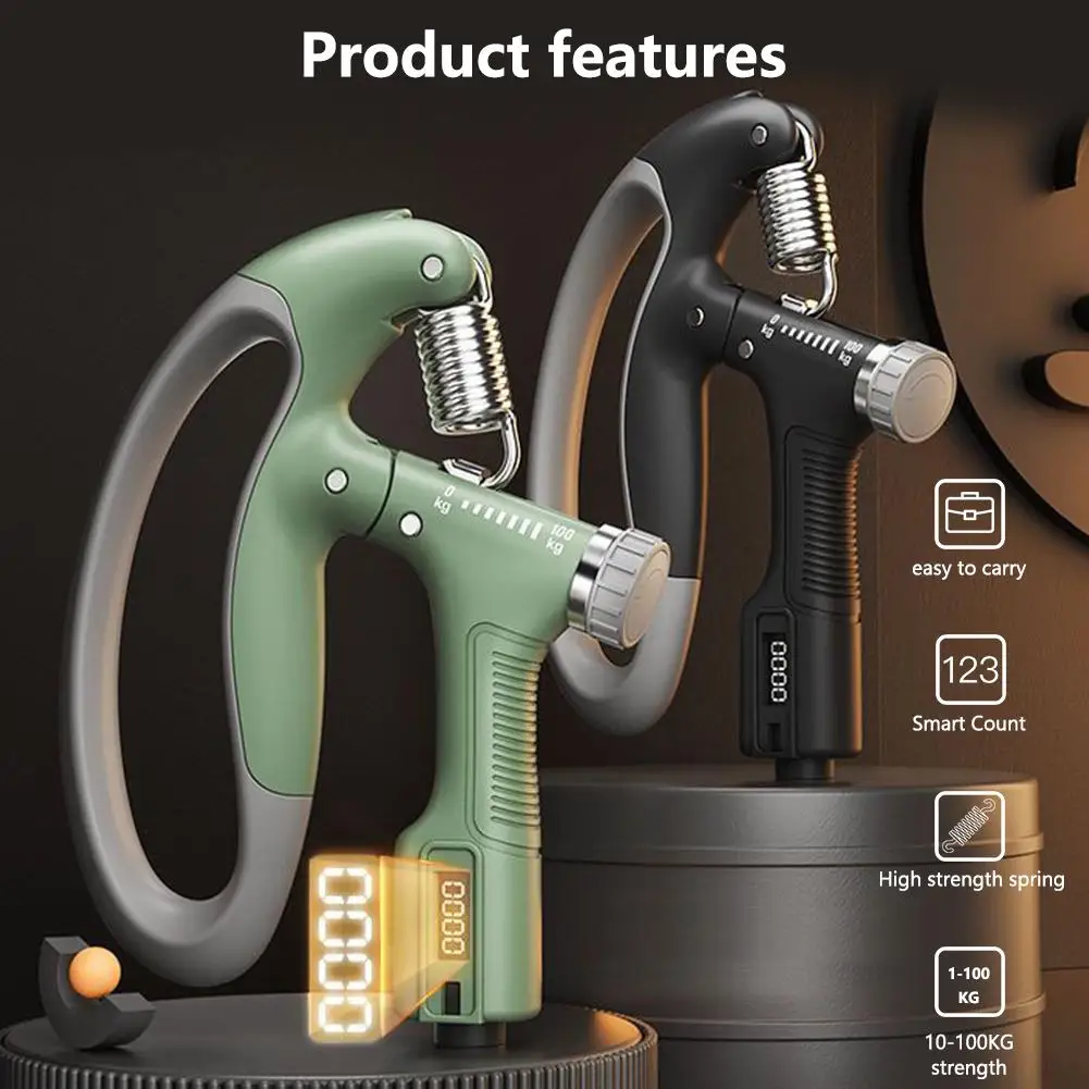 Adjustable Heavy Gripper Fitness Hand Exerciser Grip Wrist Increase ...