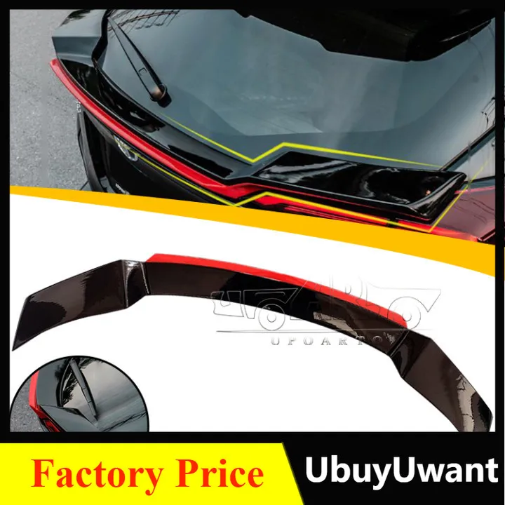 Car Spoilers Factory Hot Selling ABS Mid Wing Rear Spoiler For Toyota ...