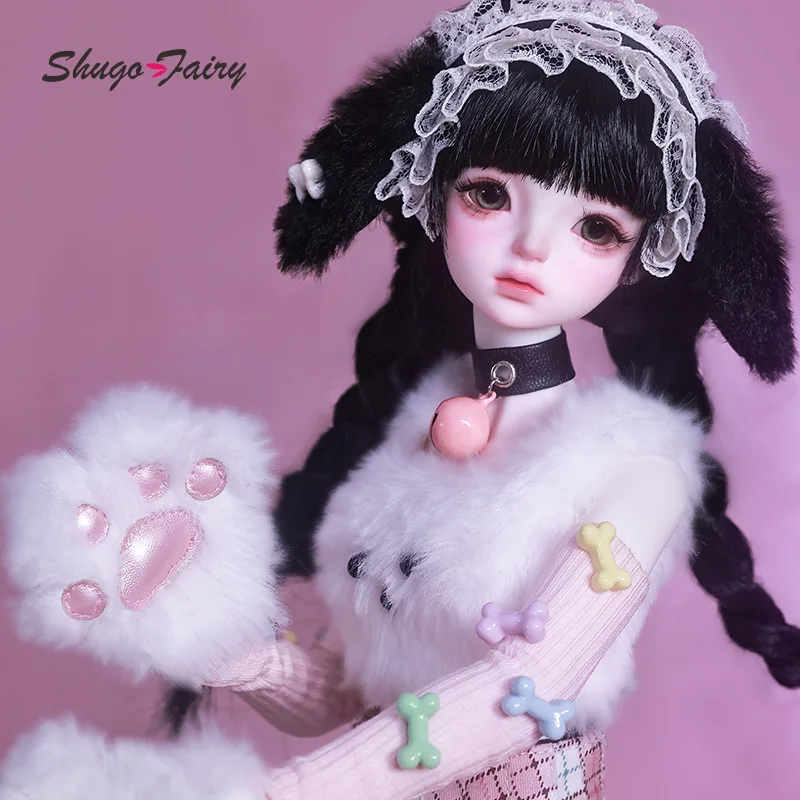 ShugaFairy Alice 1/4 Bjd Dolls Cute Paw Gloves Fashion Y2K Style Lovely Girl Jelly Color Dog ...