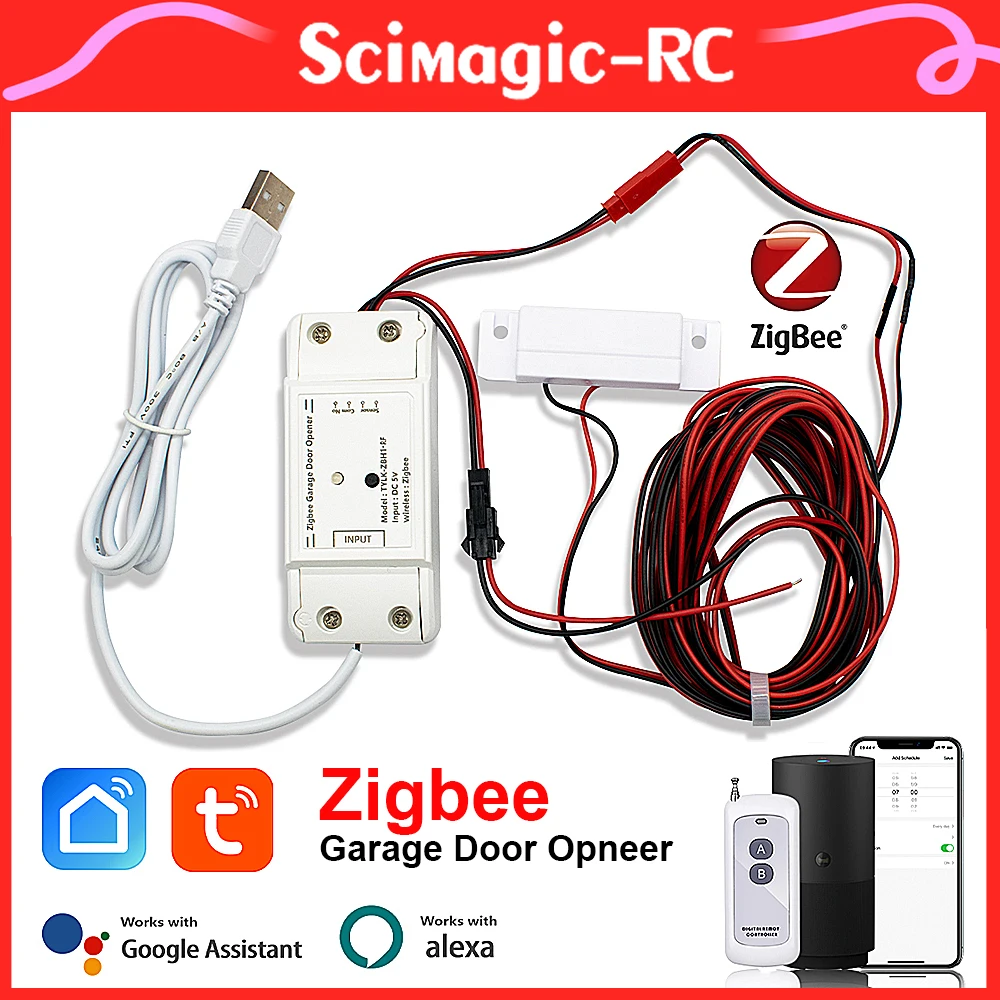 Have-Door-Magnet-ZIGBEE-Tuya-Smart-Garage-Door-Opener-DC-5V-Remote ...